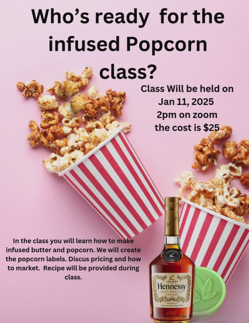 Infused Popcorn Class – Just Lois Custom Creations